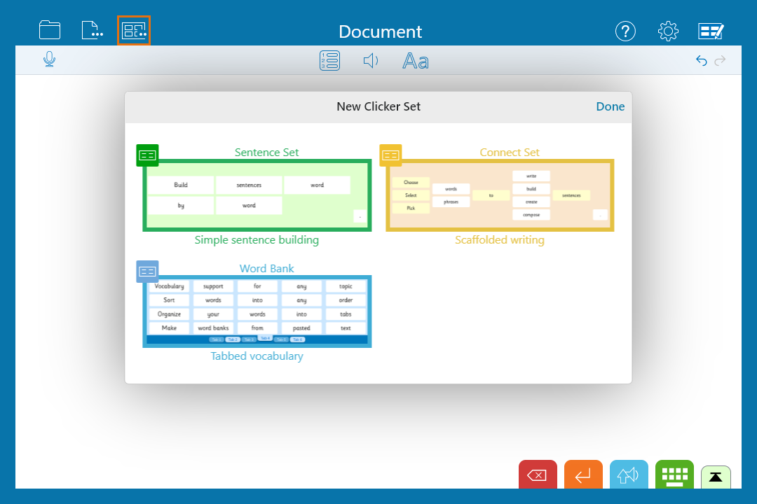 Clicker Writer - Get Started | Crick Software